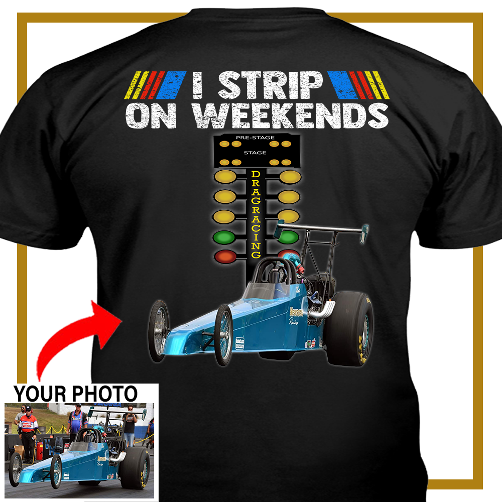 Drag Racing Custom Photo T-shirt print (BK346) – Kool-Kool