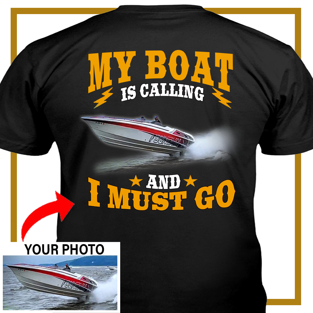 Boat Custom Photo T-shirt (BK59-Boat) – Kool-Kool