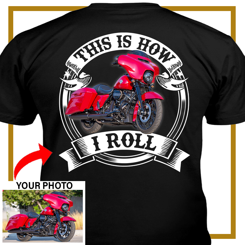 Biker Motorcycle Custom Photo T-shirt (BK354) – Kool-Kool