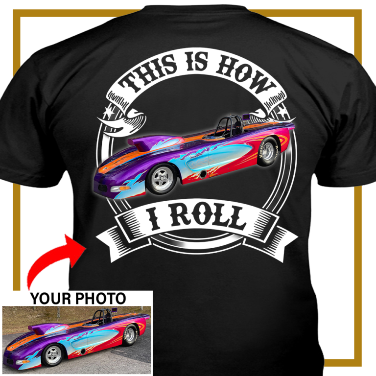Drag Racing Custom Photo T-shirt print (BK354) – Kool-Kool