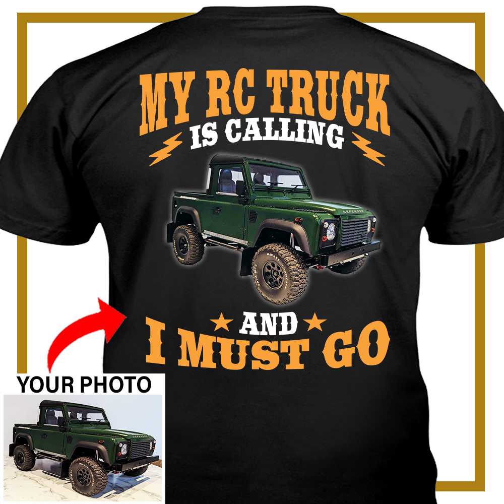 Radio-Controller RC car, Rc Truck Custom Photo T-shirt (BK59-RCTRUCK ...