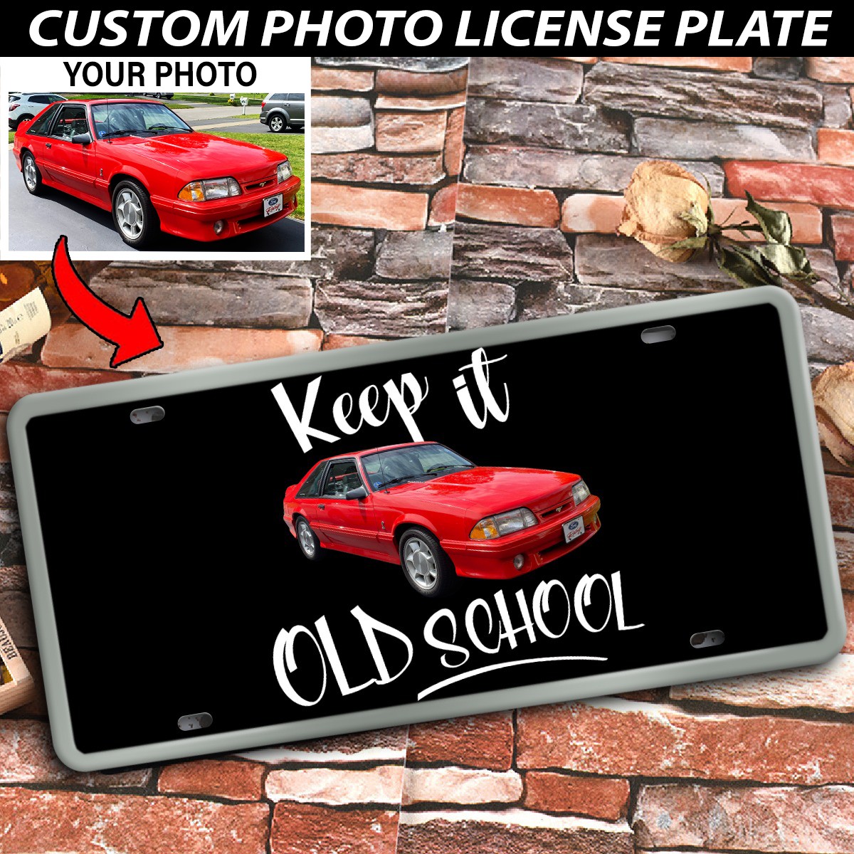 Personalized Photo Printed License Plate (CA101) – Kool-Kool