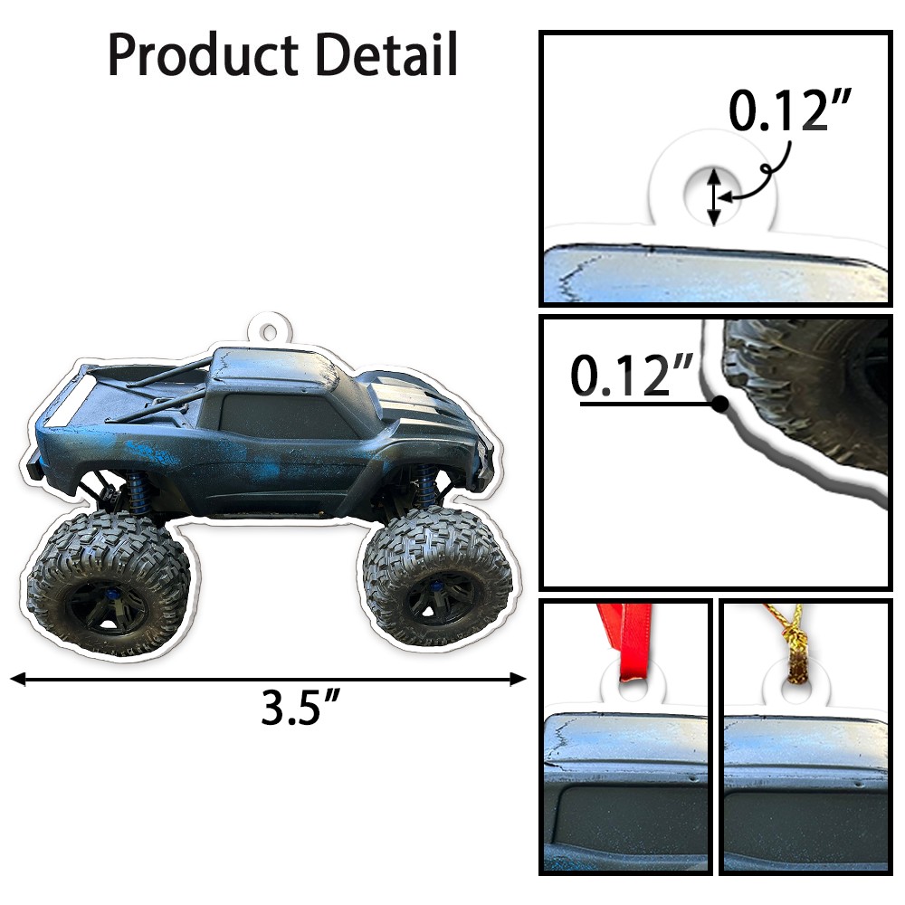 Radio-Controller RC Car, Truck, Plane Personalized Photo Ornament ...