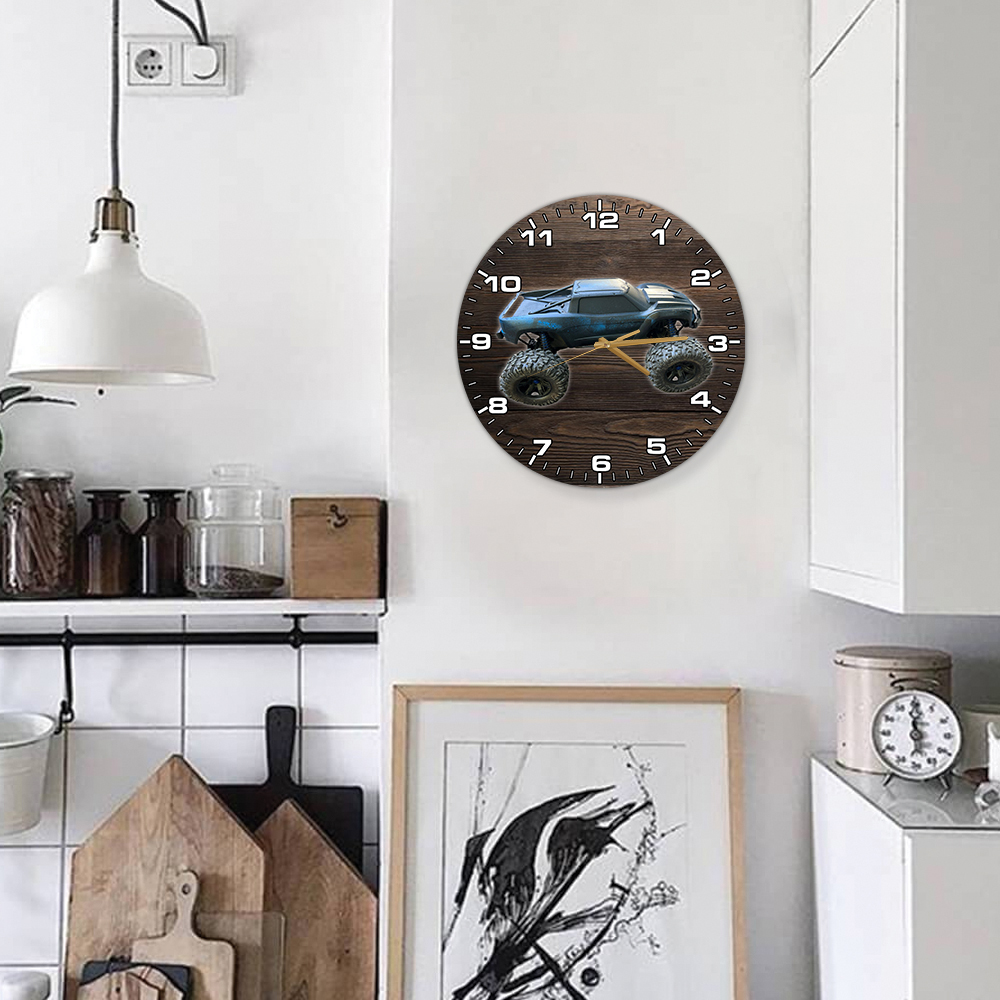 Radio-Controller Car, Truck, Planes Personalized Photo Wall Clock, 12 ...