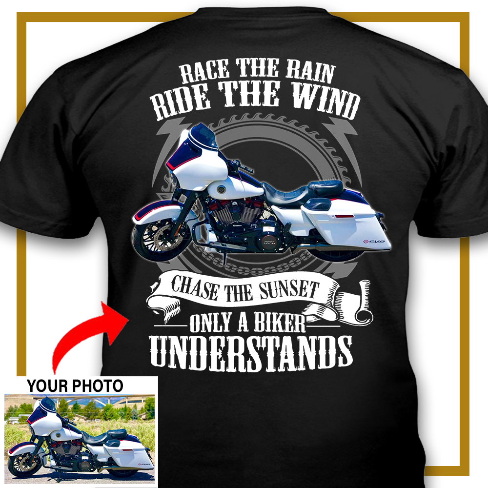 Biker Motorcycle Custom Photo T-shirt Print (BK34) – Kool-Kool