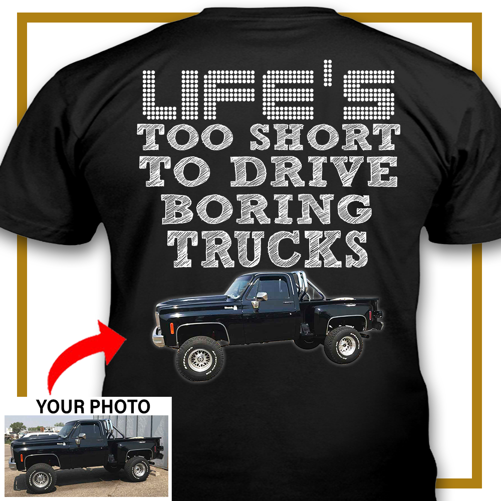 Pickup Truck Custom Photo T-shirt Print (CA4-TRUCK) – Kool-Kool
