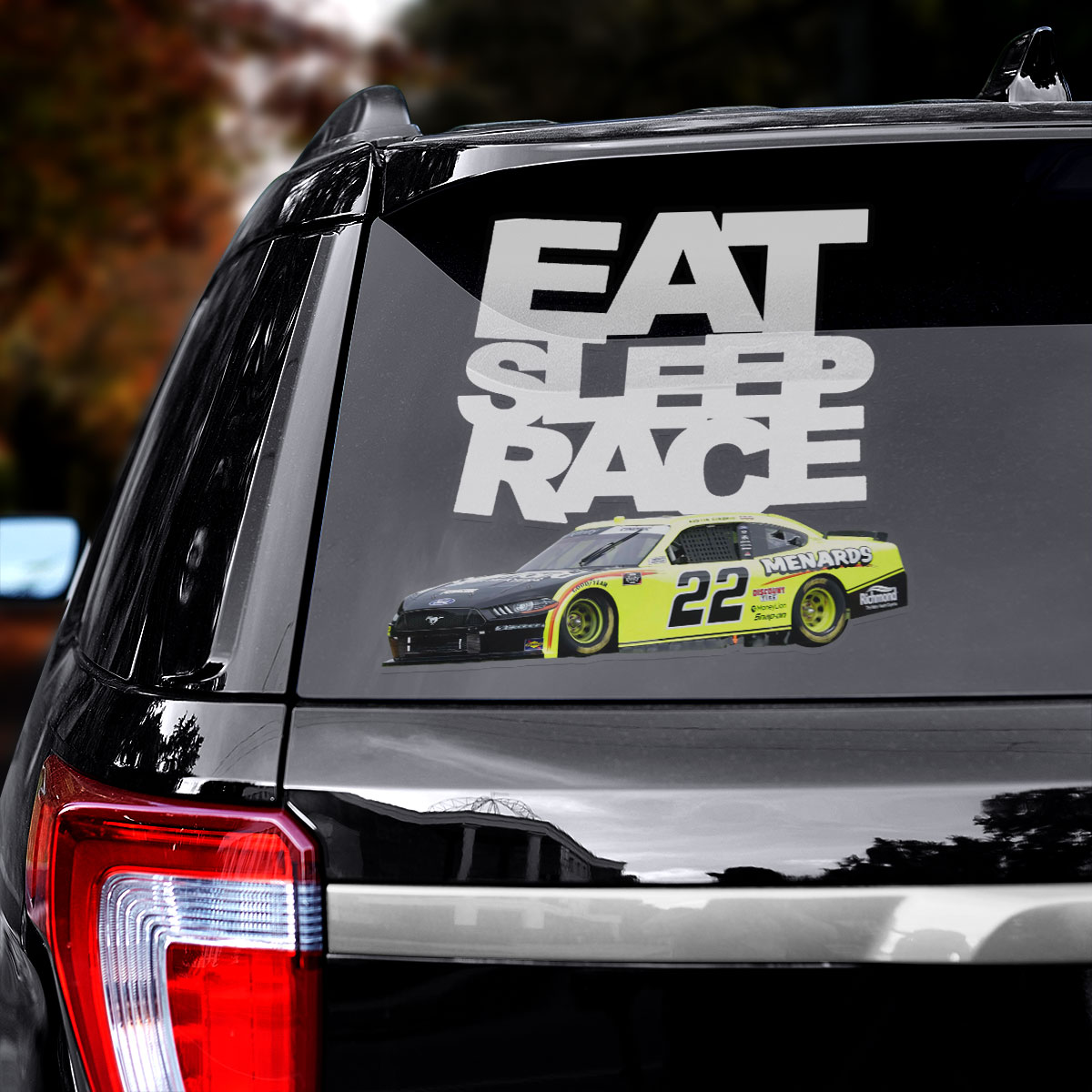 Stock Car Racing Personalized Personalized Car Sticker (BK360) – Kool-Kool