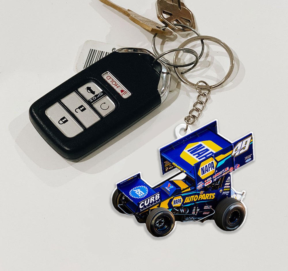 Stock Car Racing Personalized Photo Keychain – Kool-Kool