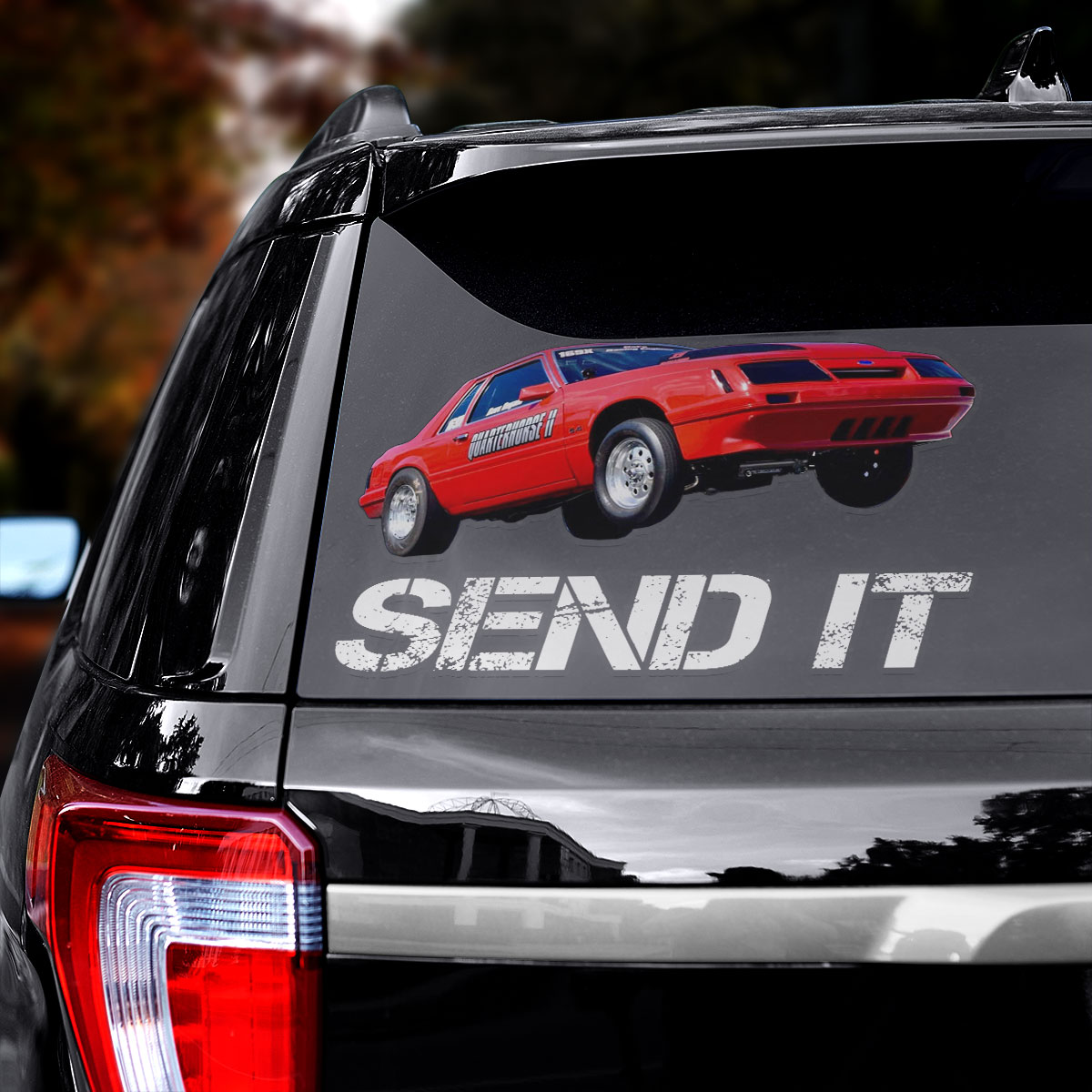 Drag Racing Personalized Personalized Car Sticker (SENDIT) – Kool-Kool