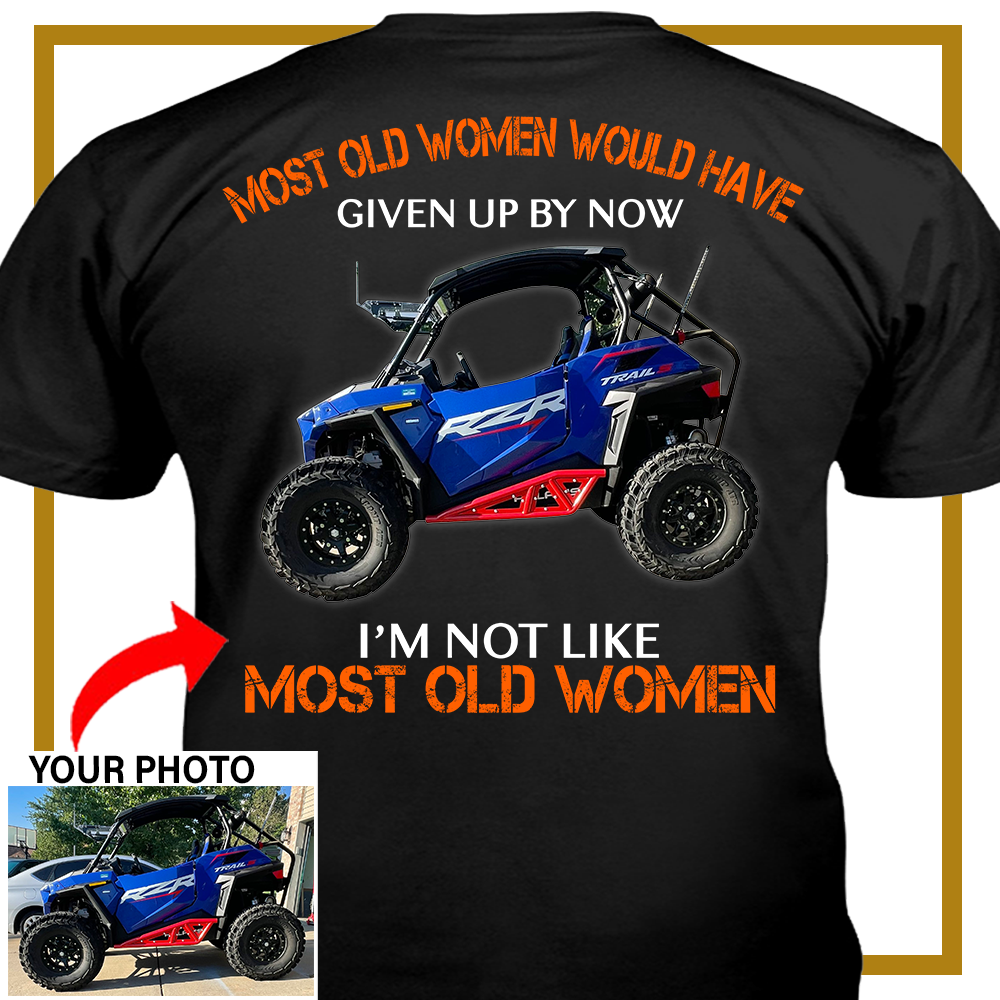 Off-roading UTV SXS RZR Custom Photo Women’s T-shirt Print On the back ...