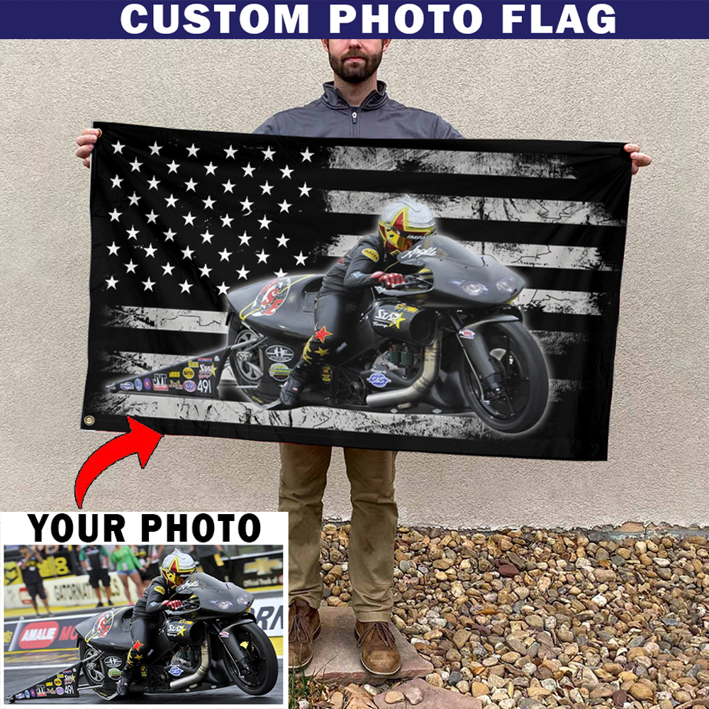 Personalized Photo Drag Racing Flag (AmericanFlag02) – Kool-Kool