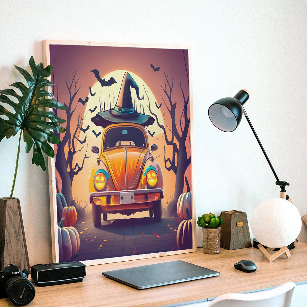 Classic Bug Halloween Poster (Halovw) – Kool-Kool