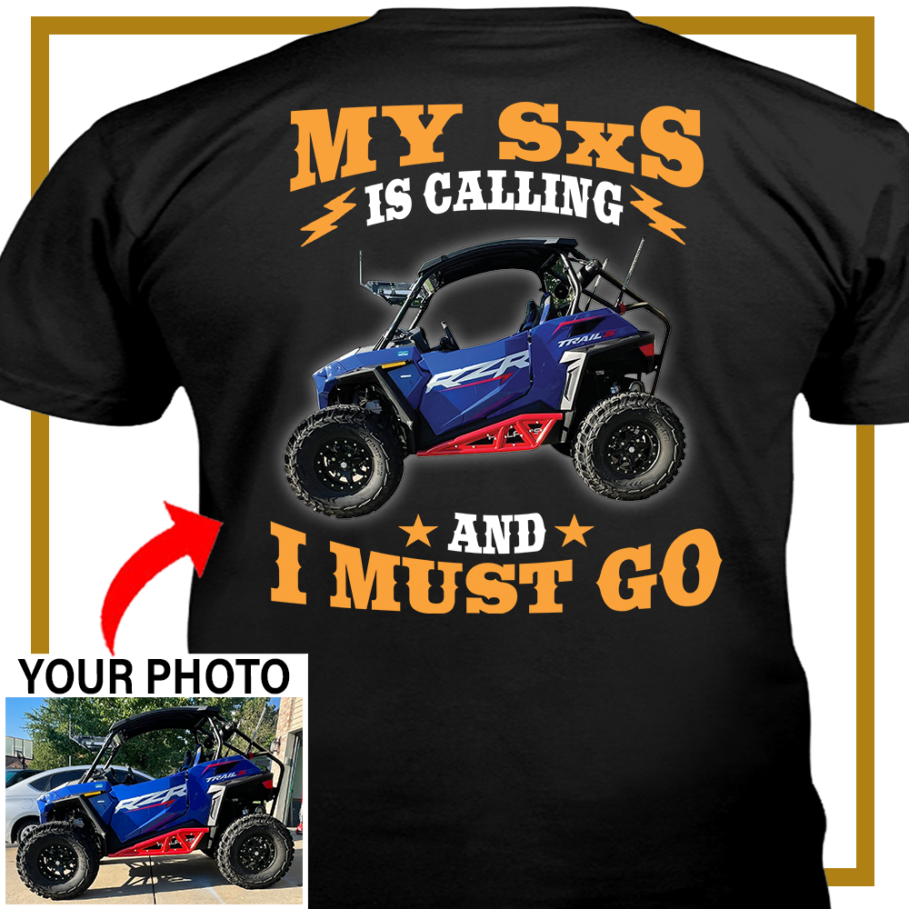 Off-Roading UTV SxS Side By Side Custom Photo T-shirt Print (BK59-SxS ...