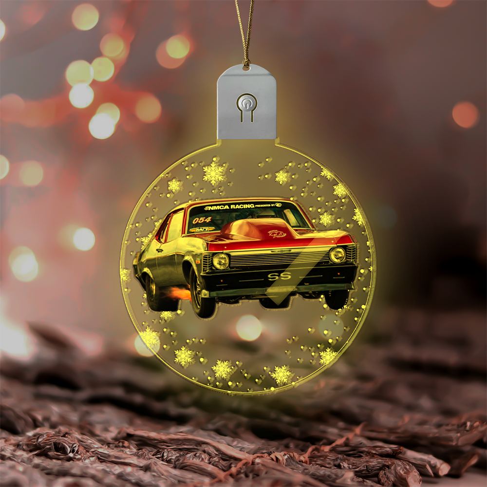 Personalized Photo Drag Racing Led Ornament, Drag Racing custom photo ...