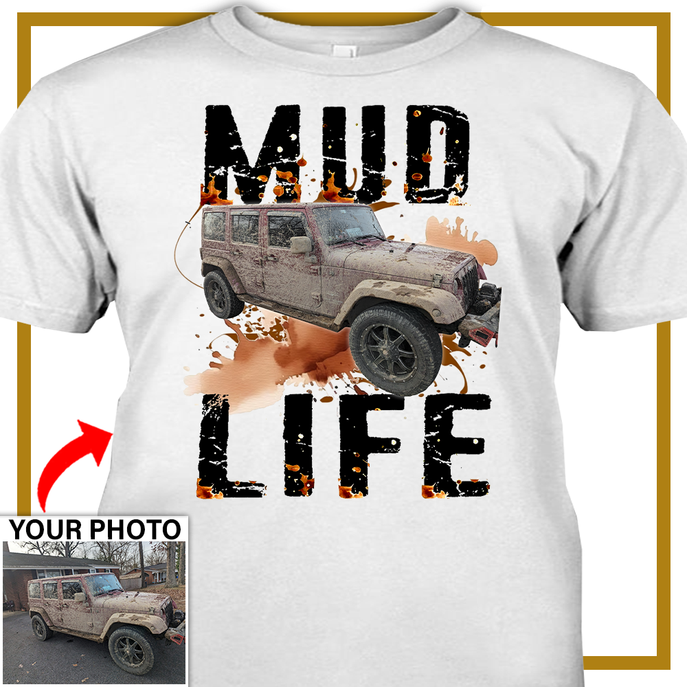 Jeep Off-Roading Lover Custom Photo T-shirt (BK408) – Kool-Kool