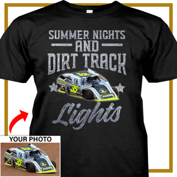 Dirt Track Racing Personalized T-shirt, Dirt Track Racing Custom photo ...