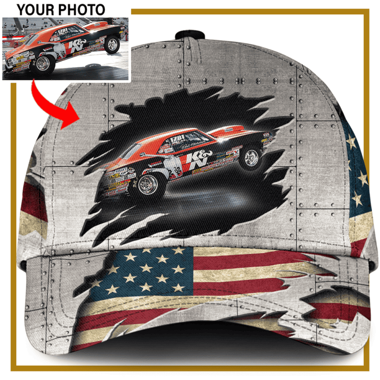 Drag Racing Personalized Baseball Cap, drag racing custom photo cap ...