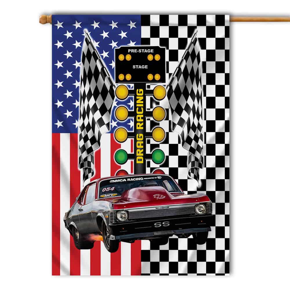Drag Racing Custom Photo Checkered Flag, Drag Racing personalized flag ...