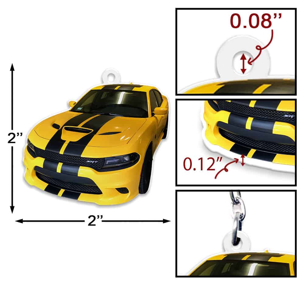 Muscle Car Dodge Challenger Personalized Keychain, Dodge Charger custom ...