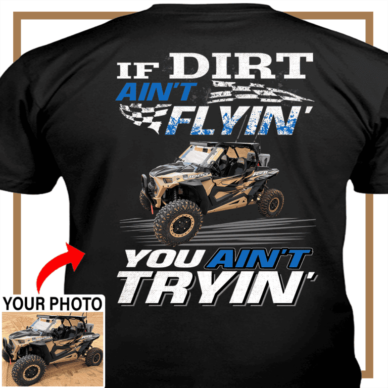 Side By Side Custom Photo T-shirt, RZR Side by side SxS personalized t ...