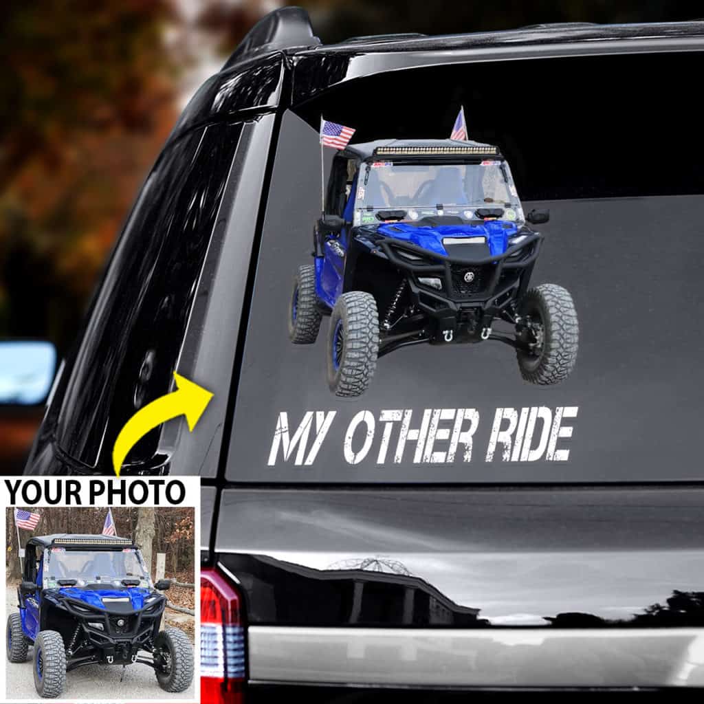 Personalized Side-By-Side Car Vinyl Sticker, UTVs gift for SxS Lovers ...